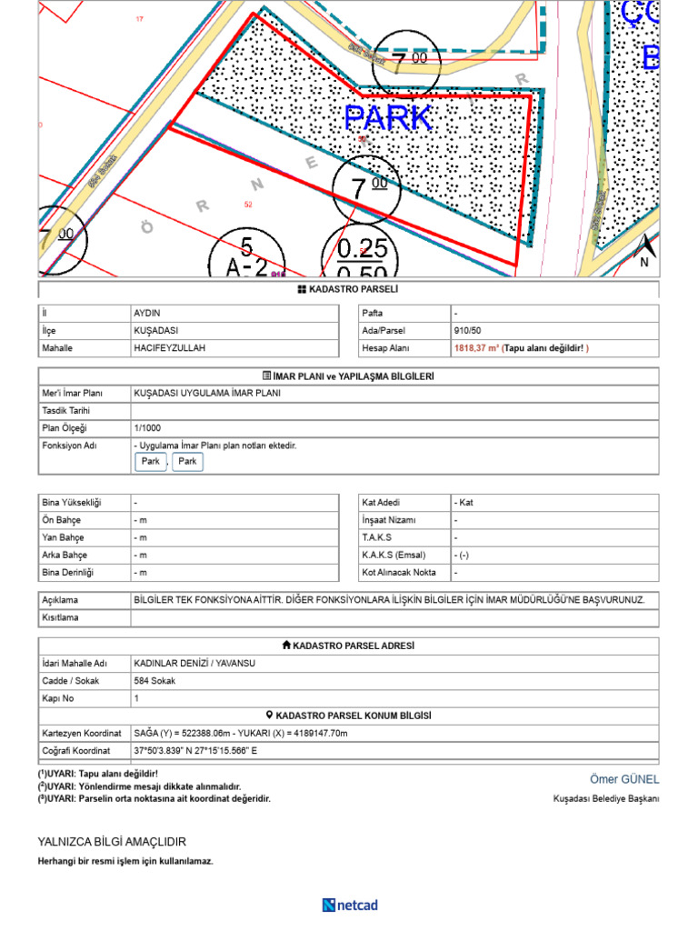 Kuşadası Belediyesi E-İmar | PDF