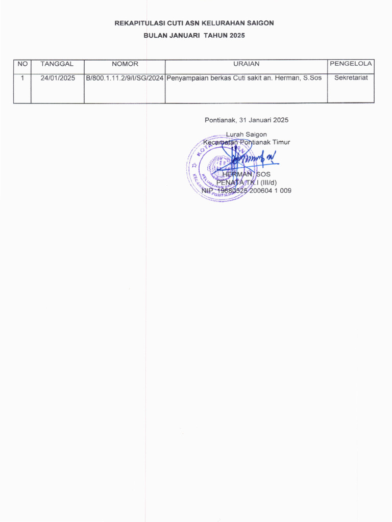 CUTI ASN_TW.1_2025 | PDF