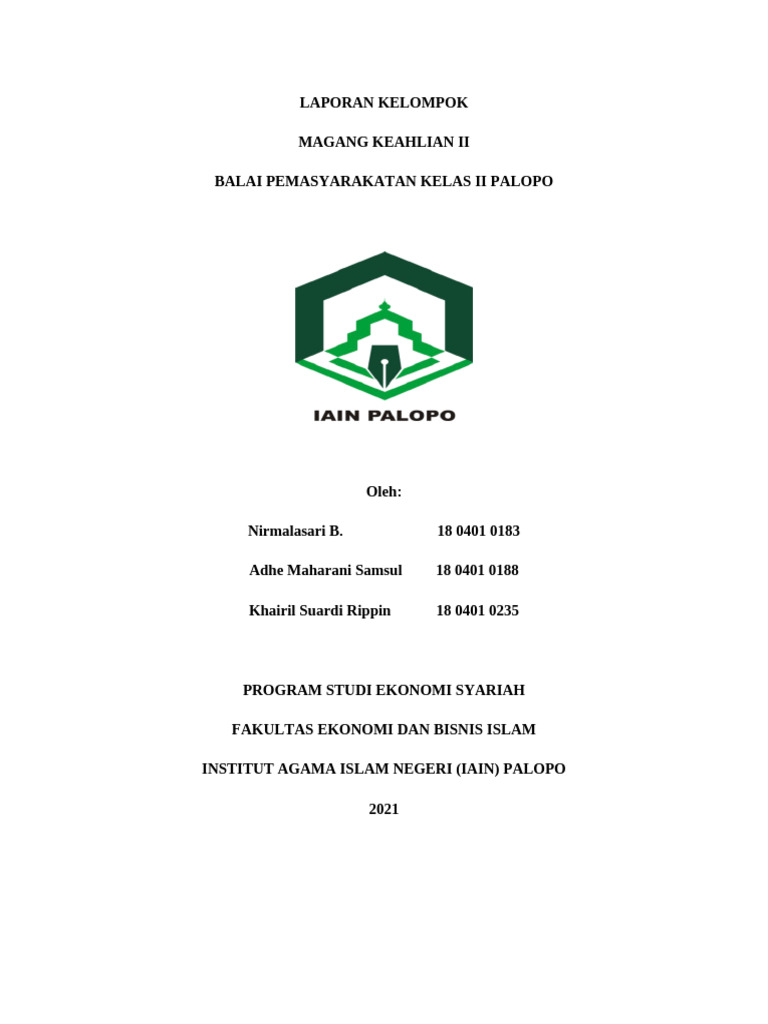 Laporan Magang | PDF
