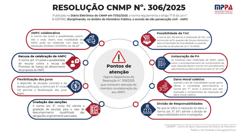 CARD - Pontos de Atenção - ANPC - Resolução 306.2025 CNMP - CAODPP ...