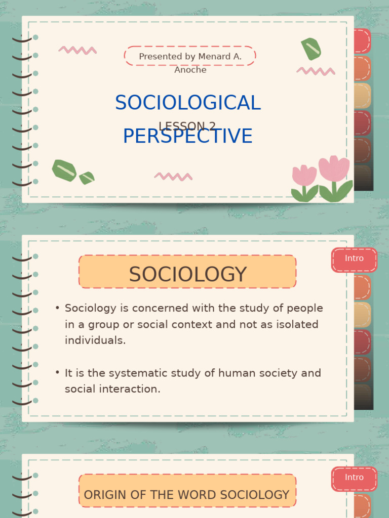 Understanding Sociology and Self-Identity | PDF | Sociology | Institution
