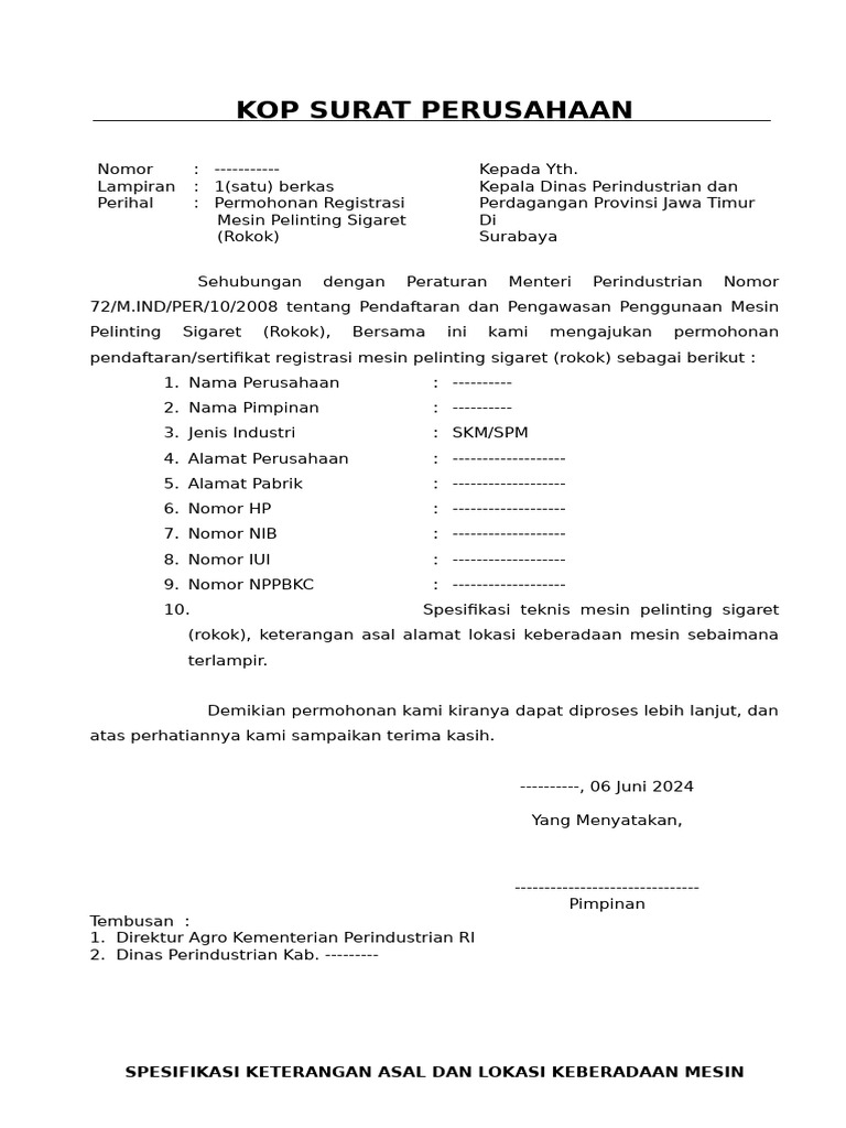 Form Pengajuan | PDF