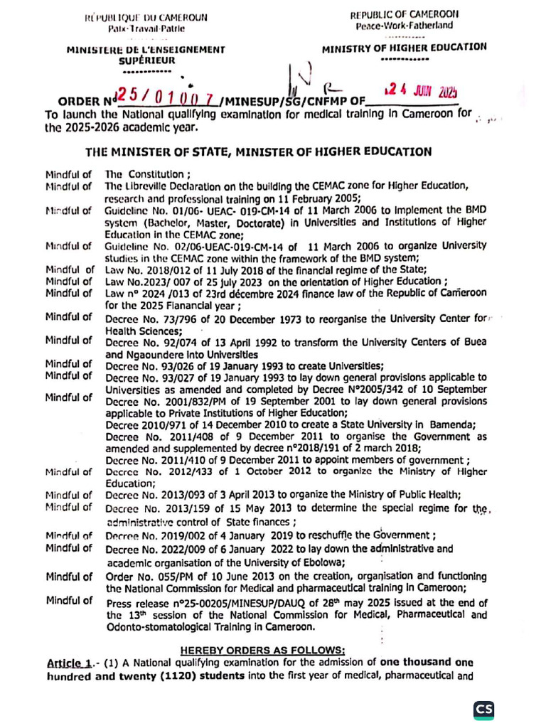 Medicine & Pharmacy Concour 2025 | PDF