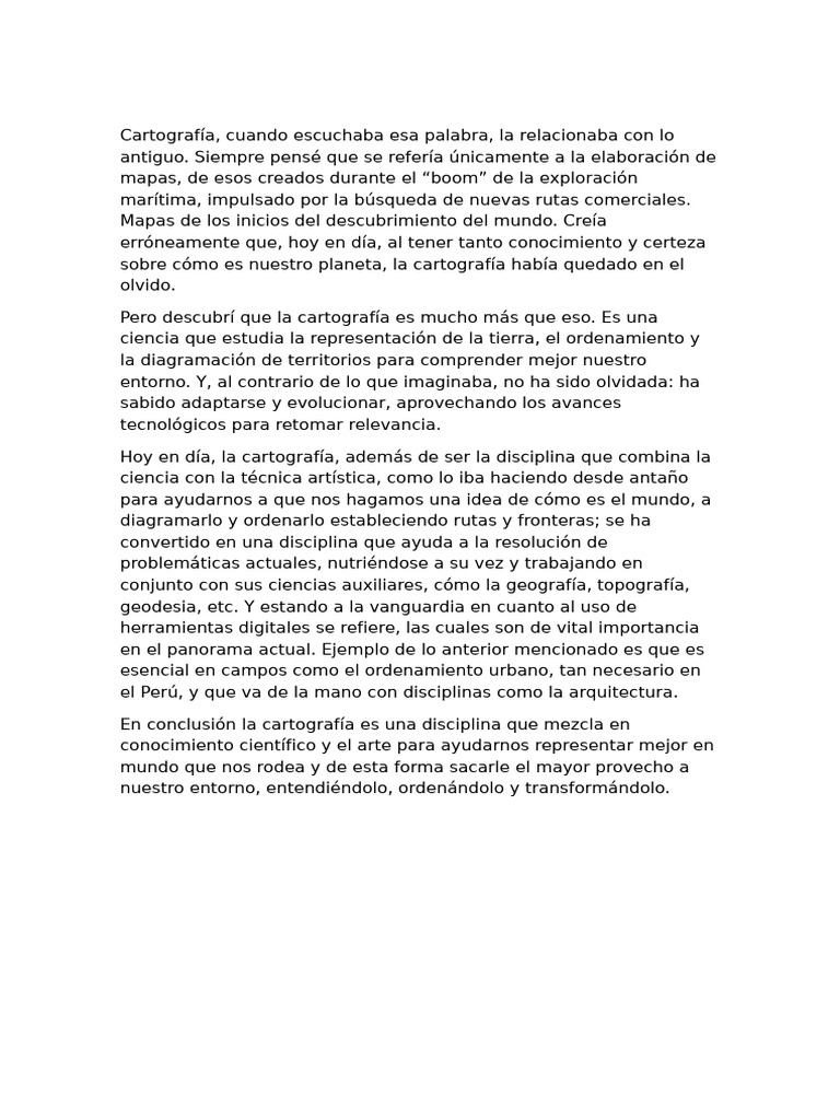 Evolución de la Cartografía Moderna | PDF