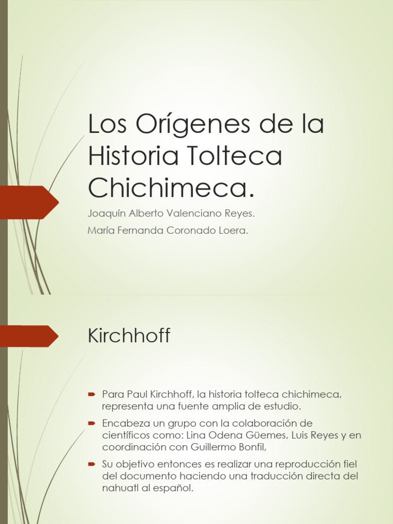 Historia Tolteca Chichimeca: Orígenes y Análisis | PDF | Mesoamérica ...