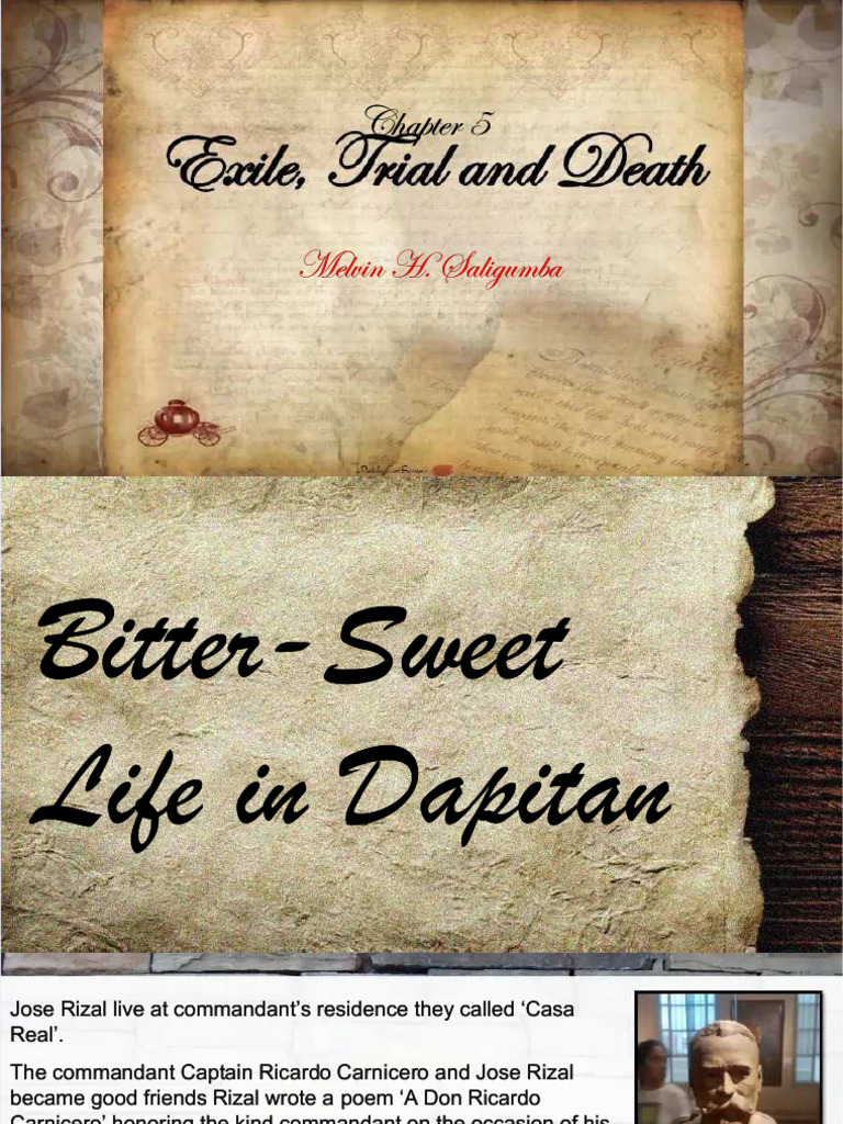 PDF Chapter 6 Rizal in Dapitan Exiletrial and Life | PDF