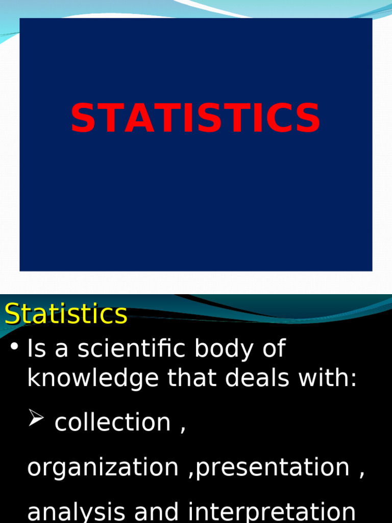 Descriptive Statistics | PDF | Statistics | Sampling (Statistics)