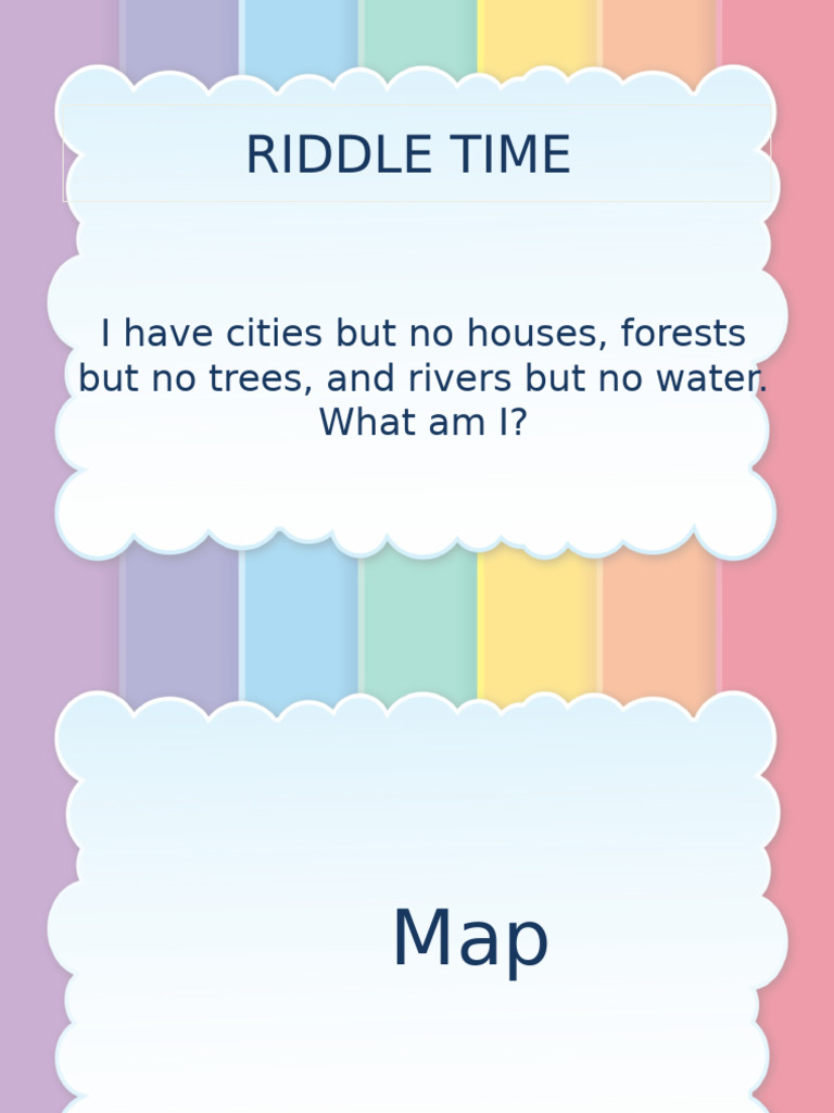 Riddle Time: I Have Cities But No Houses, Forests But No Trees, and ...