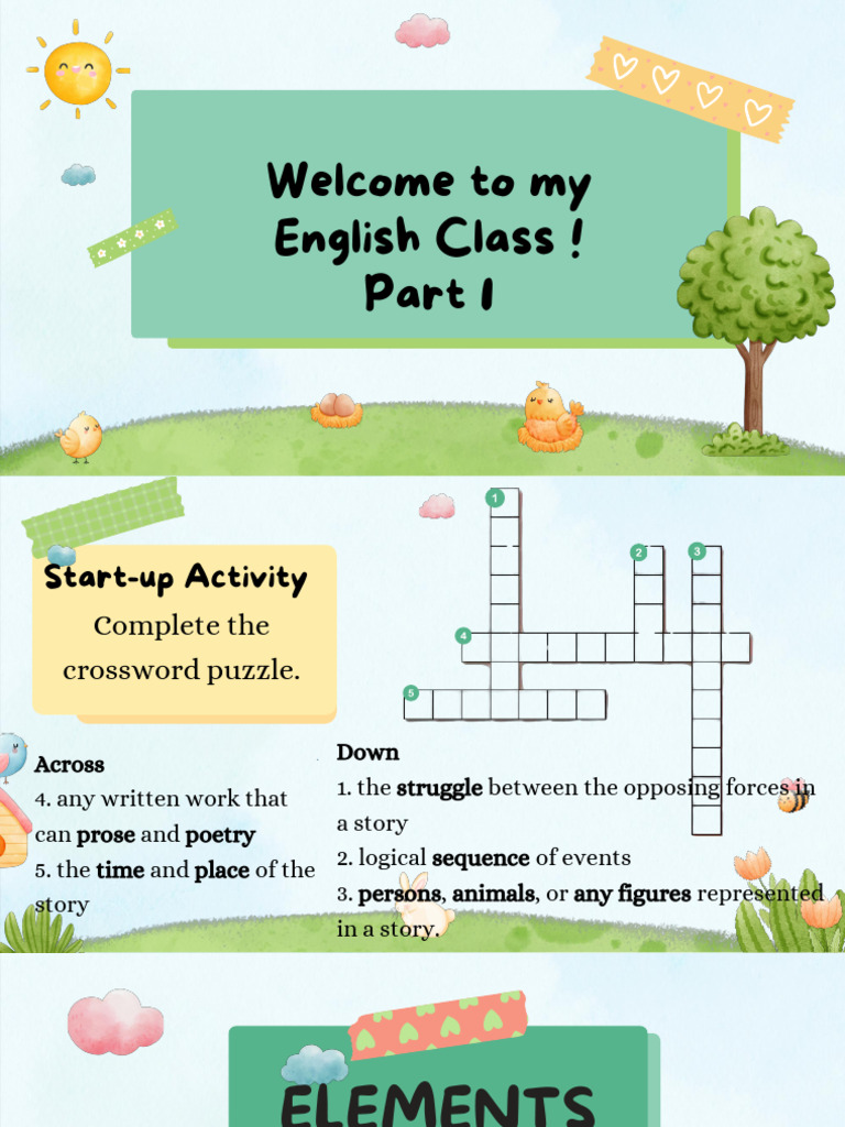 Elements of A Short Story | PDF