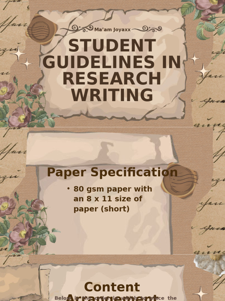 Guidelines in Research Writing | PDF