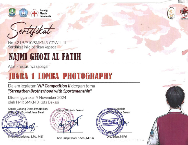 Juara 1 Lomba Photography Fatih | PDF