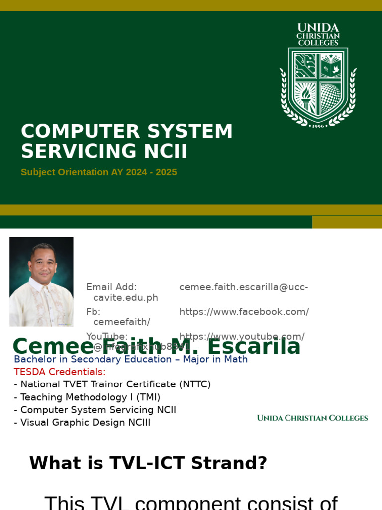 ICT 2 Subject Orientation | PDF | Computing | Computer Science