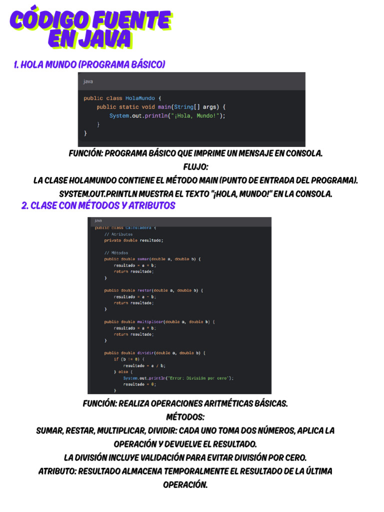 Ejemplos de Código en Java | PDF | Informática | Programación de computadoras