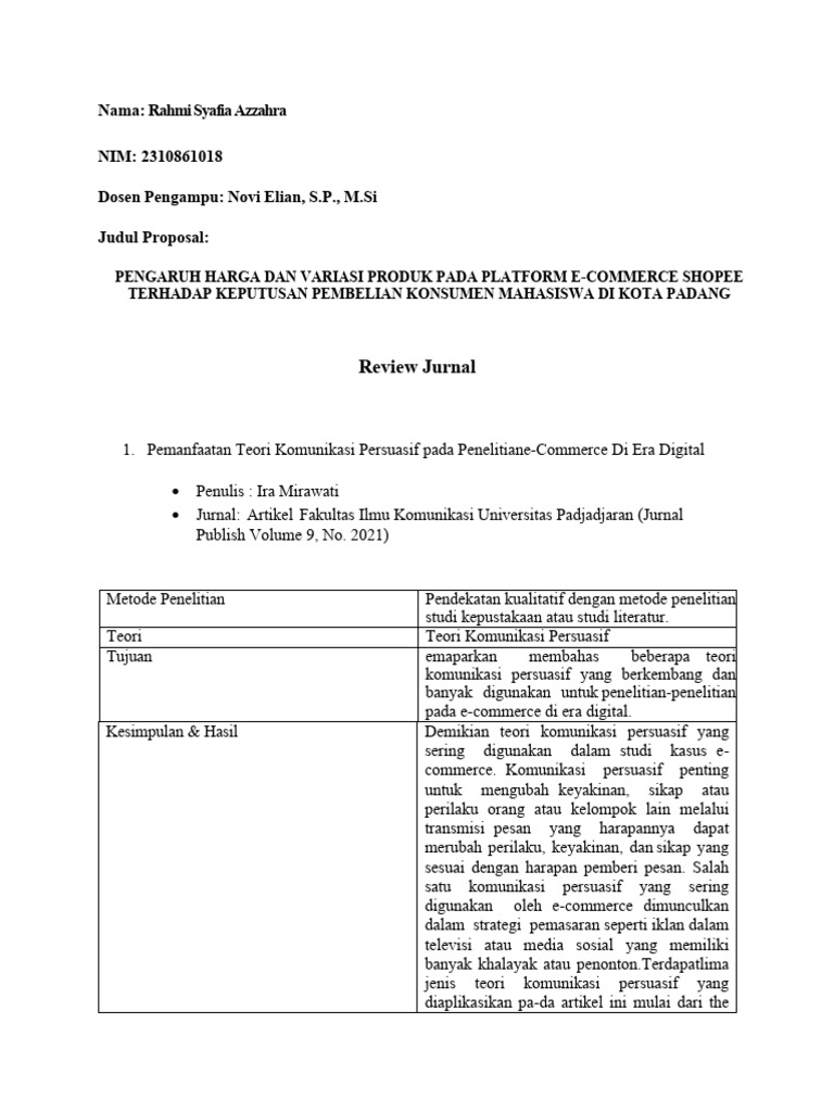 Review Tugas MPK C | PDF