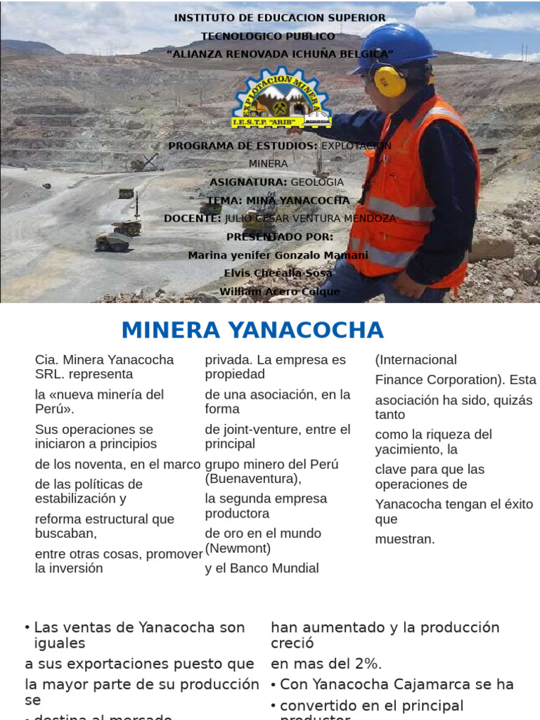 Minera Yanacocha-1 | PDF | Minería | Business