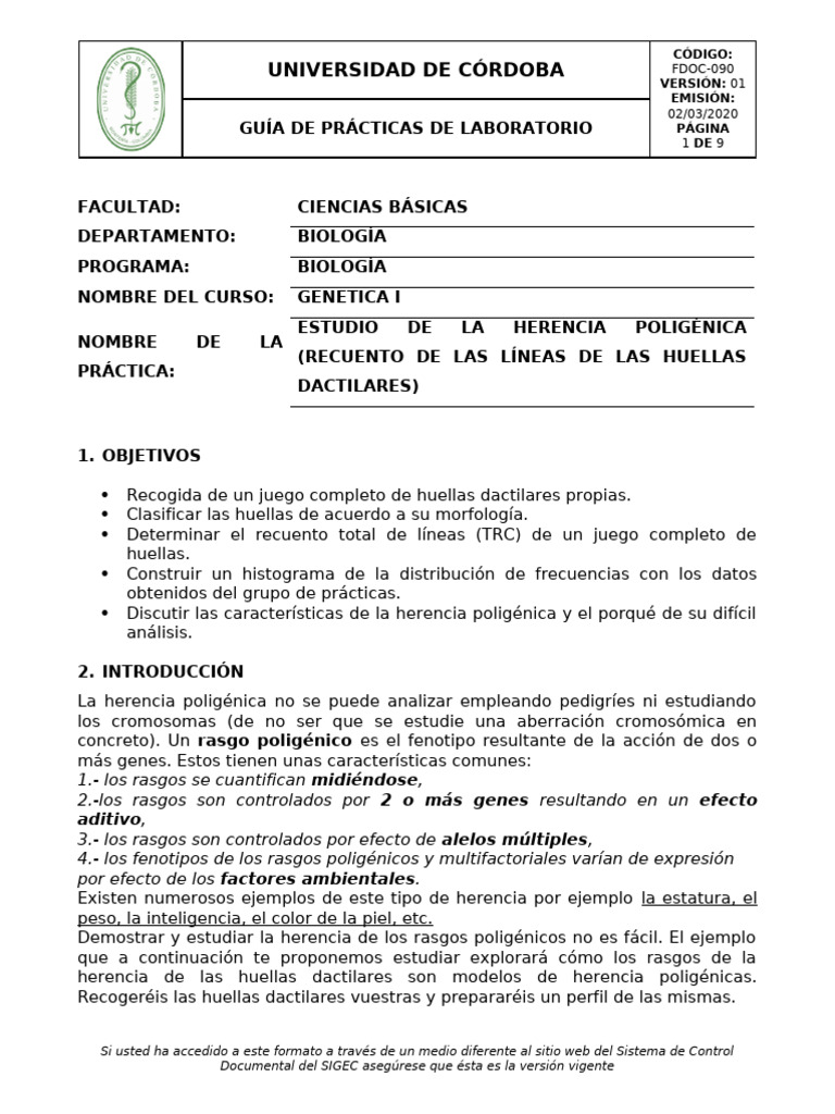 6gi-Herencia Poligénica-09000000000000000 000 | PDF | Lugar ...