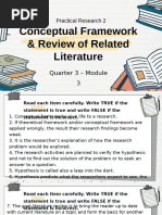 Conceptual Framework in Research Literature | PDF | Systematic Review ...