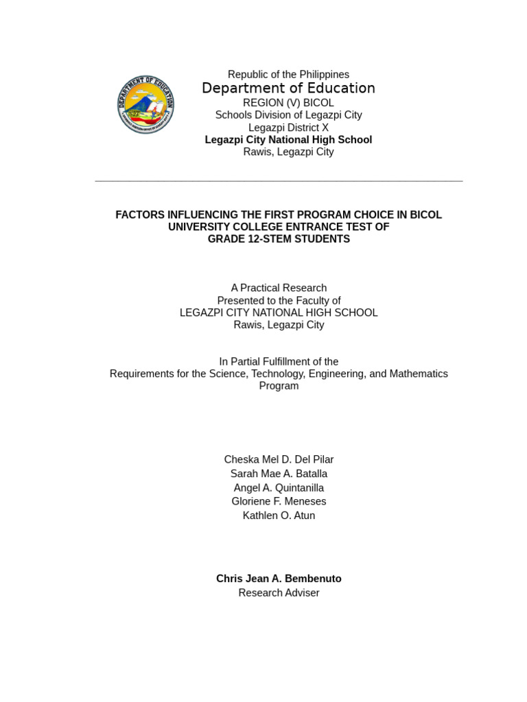 g4 Final Manuscript For Revision | PDF | Self Efficacy | Motivation