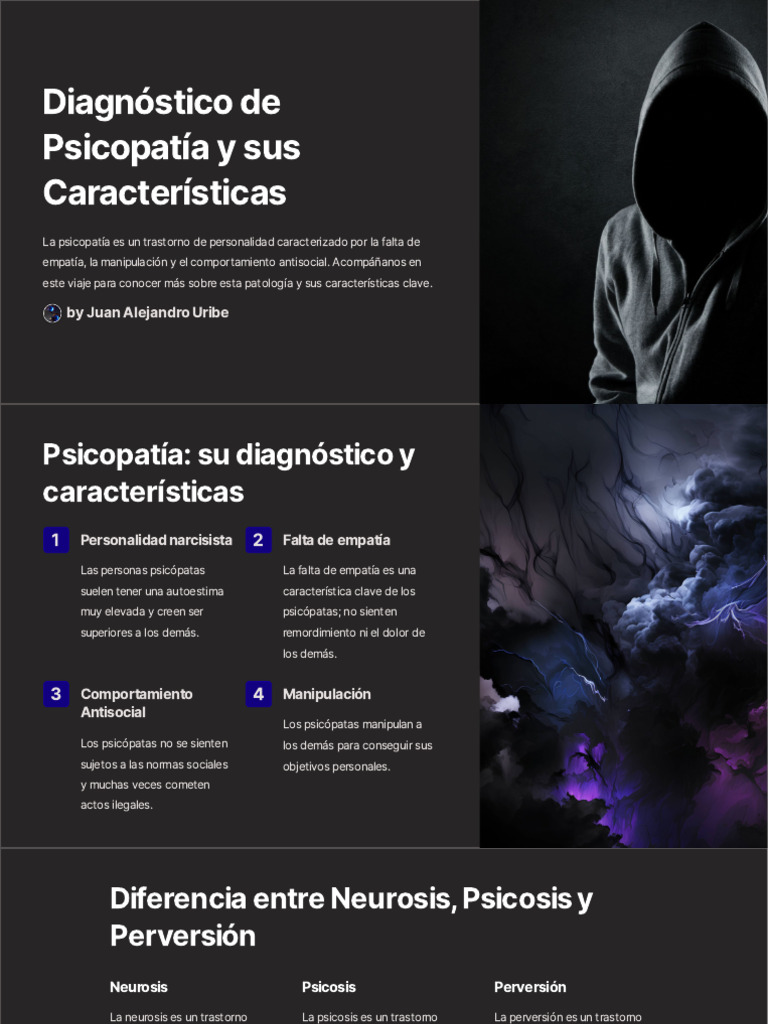 Diagnostico de Psicopatia y Sus Caracteristicas | PDF | Desorden de ...