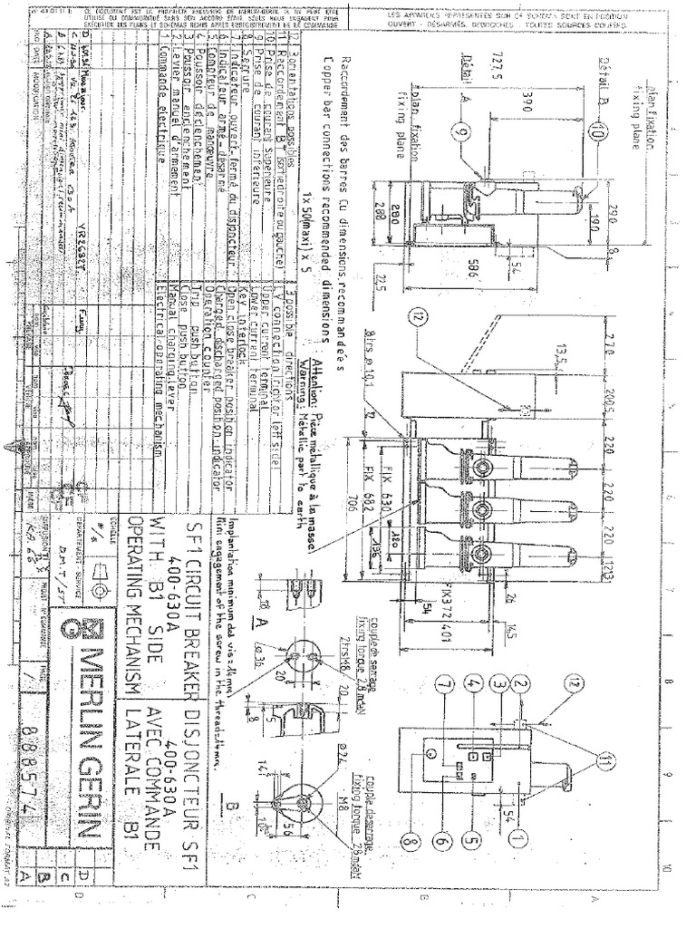 B1 17.5V 630A 16ka | PDF
