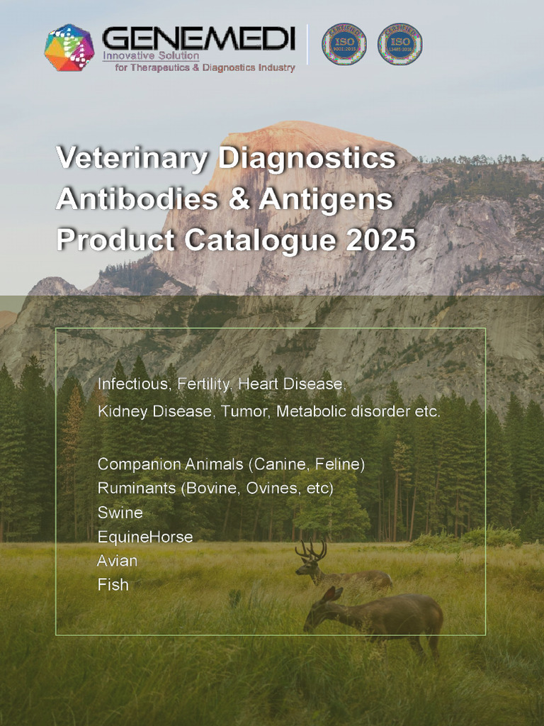 GM Veterinary Diagnostics Products Brochure 2025Japanese | PDF