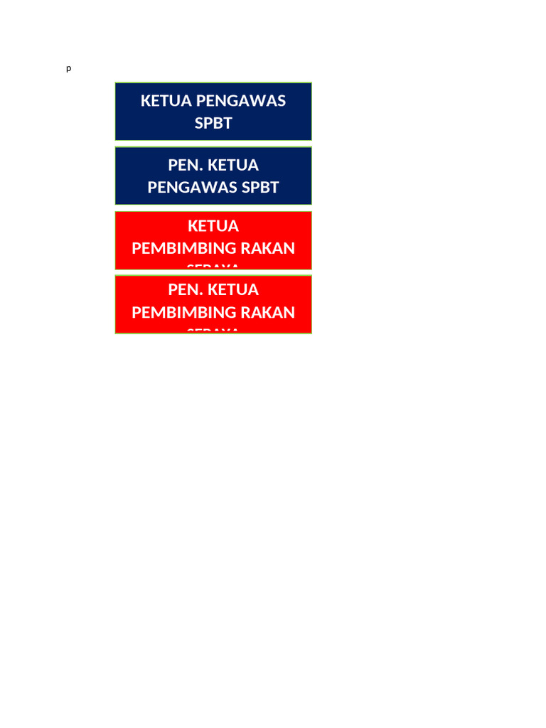 Label Nama Tag Ketua Pengawas | PDF