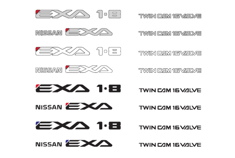 Nissan Exa 18 AUS Decals | PDF