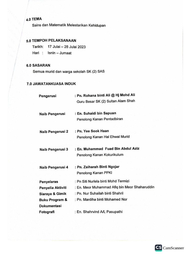 Kertas Kerja Stem 2023 | PDF