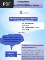 El Secreto Profesional en Enfermeria | PDF
