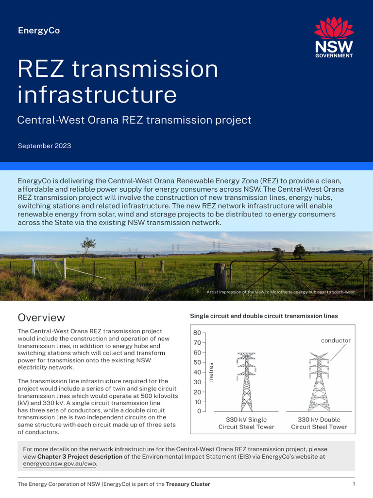 Cwo Rez Fact Sheet Eis Transmission Infrastructure | PDF | Electric ...