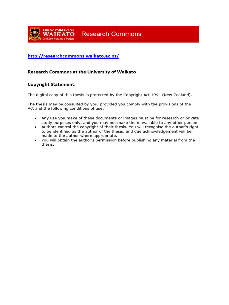 Research Commons at The University of Waikato | PDF