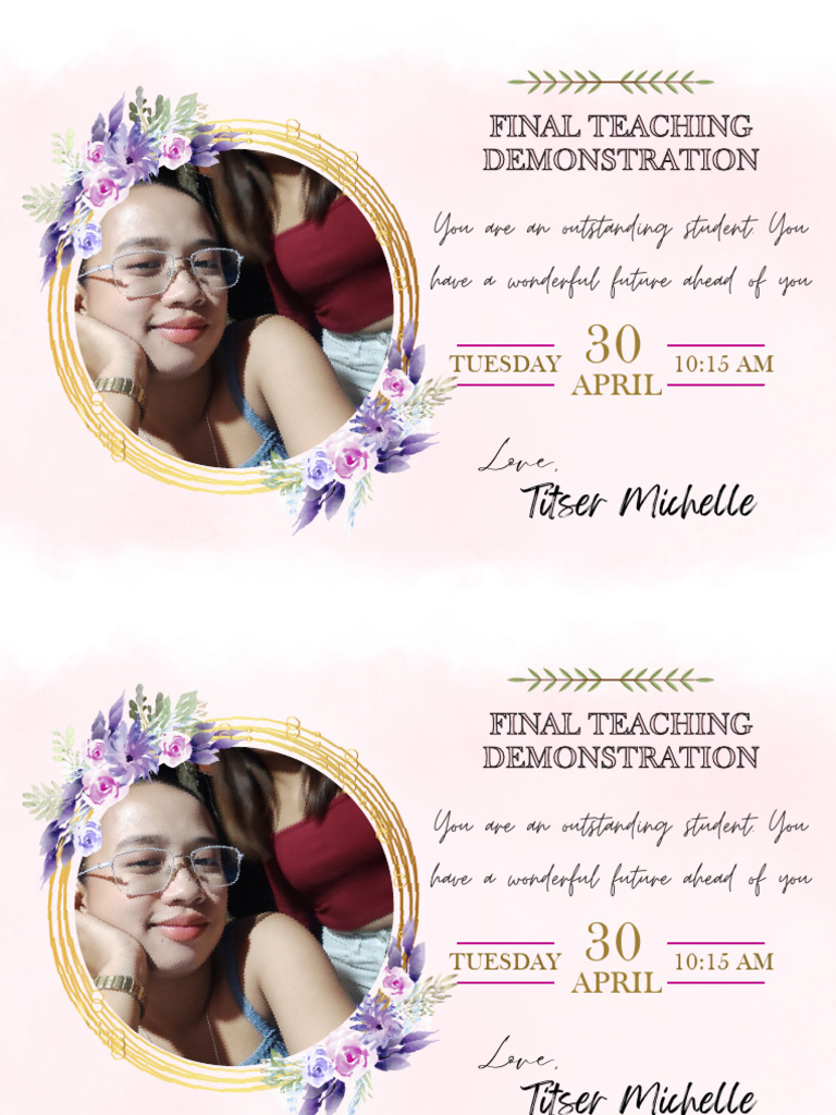 Final Teaching Demonstration | PDF