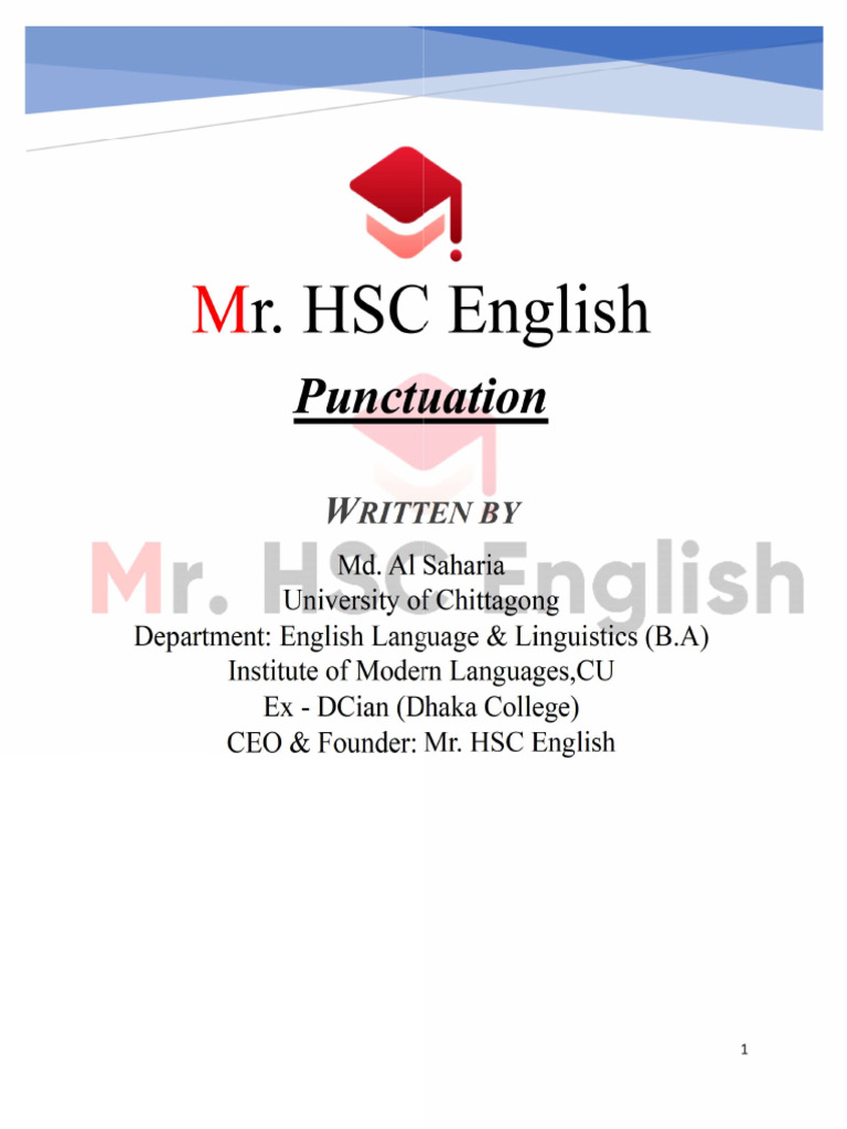 Punctuation | PDF