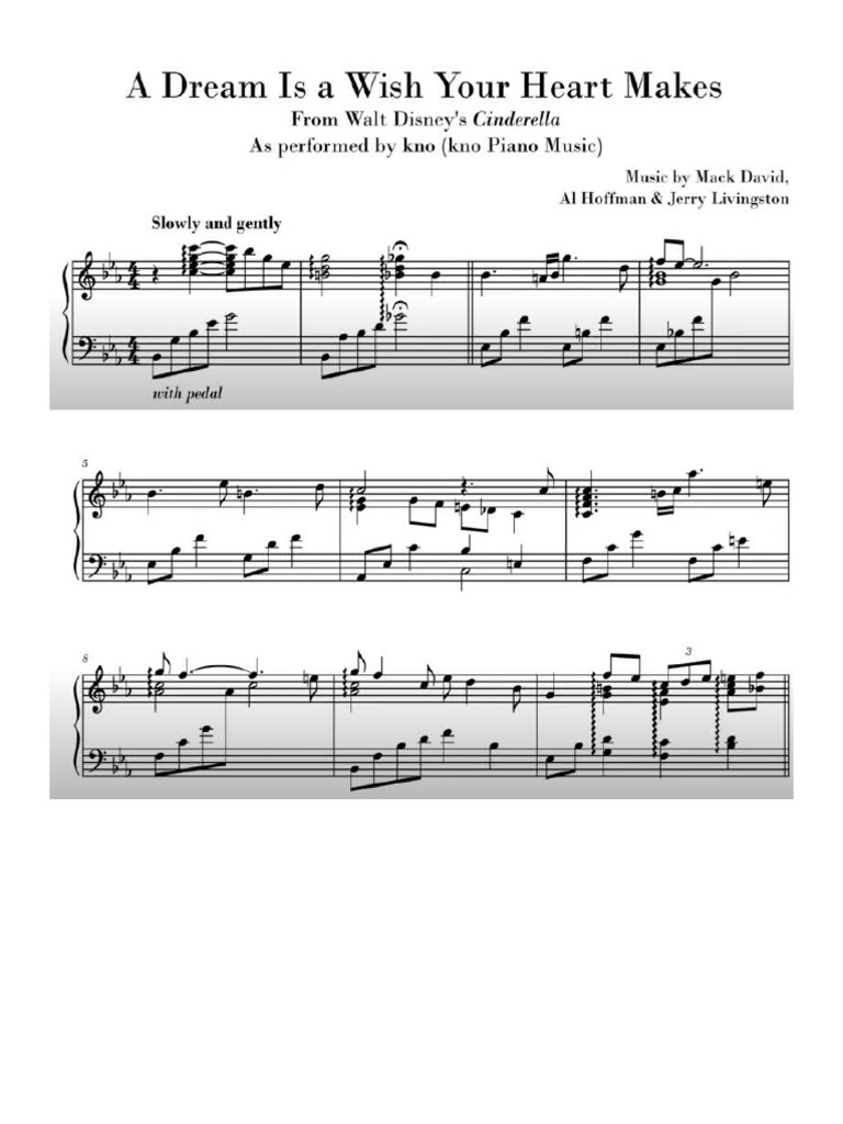 A Dream Is A Wish Your Heart Makes-Youtube | PDF