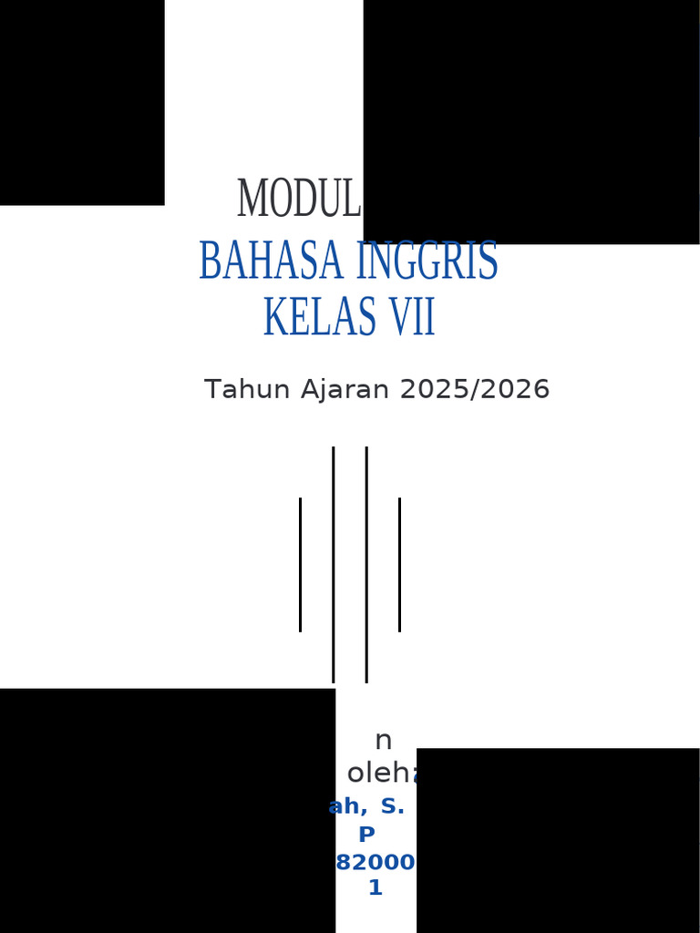Biru Kuning Modern Sampul Modul Ajar Dokumen A4 | PDF