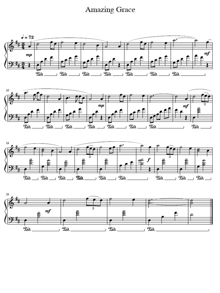 Amazing Grace Document Analysis | PDF
