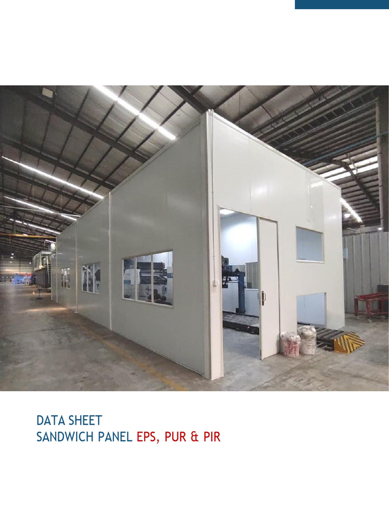 Data Sheet Sandwich Panel-1 | PDF | Polystyrene | Chemical Substances