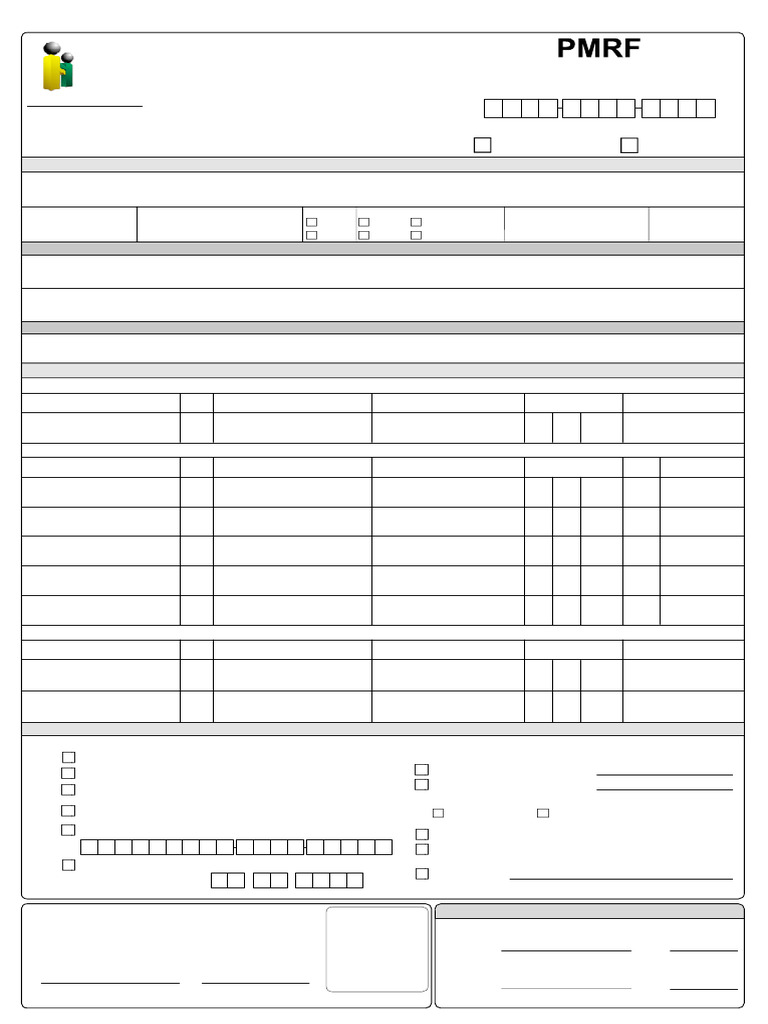 PMRF - Registration Membership Data Form | PDF