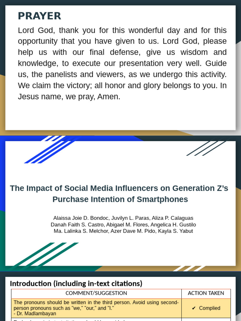 BSBA 3 Ppt Comments and Suggestions 2 (1) | PDF | Social Media | Popular Culture & Media Studies