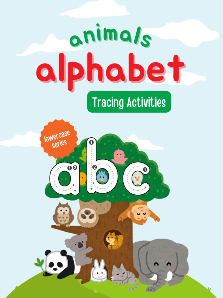 Lower Case Alphabet Tracing Workbook (31) - Compressed | PDF