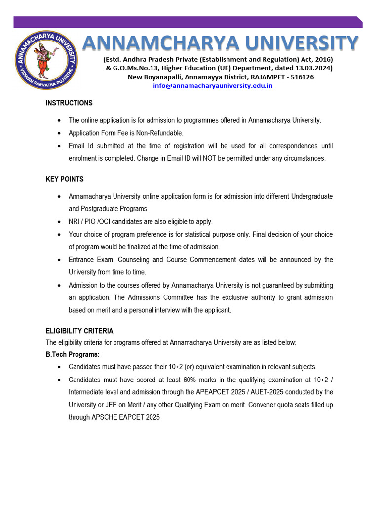 Admission Criteria Update Min | PDF | University And College Admission | Bachelor's Degree