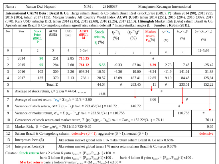 MKI-10 ICAPM Brazil Tugas Yanuar Dwi Haspsari - 23160037 | PDF ...