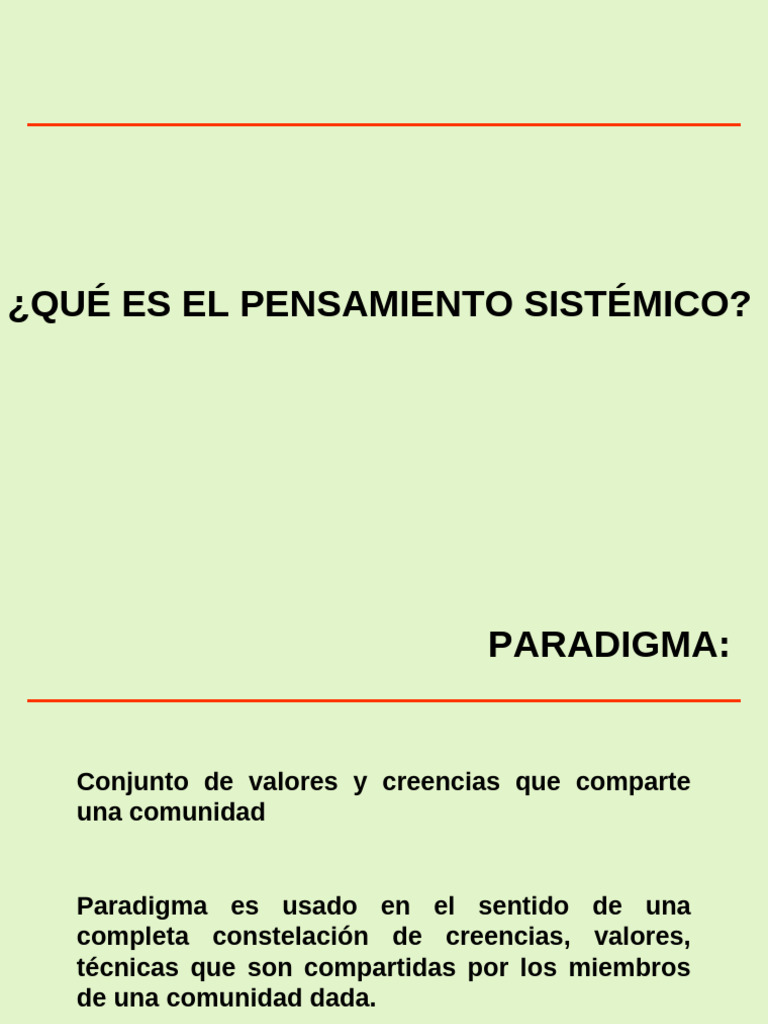 002 Pensamiento Sistemico | PDF | Método científico | Paradigma