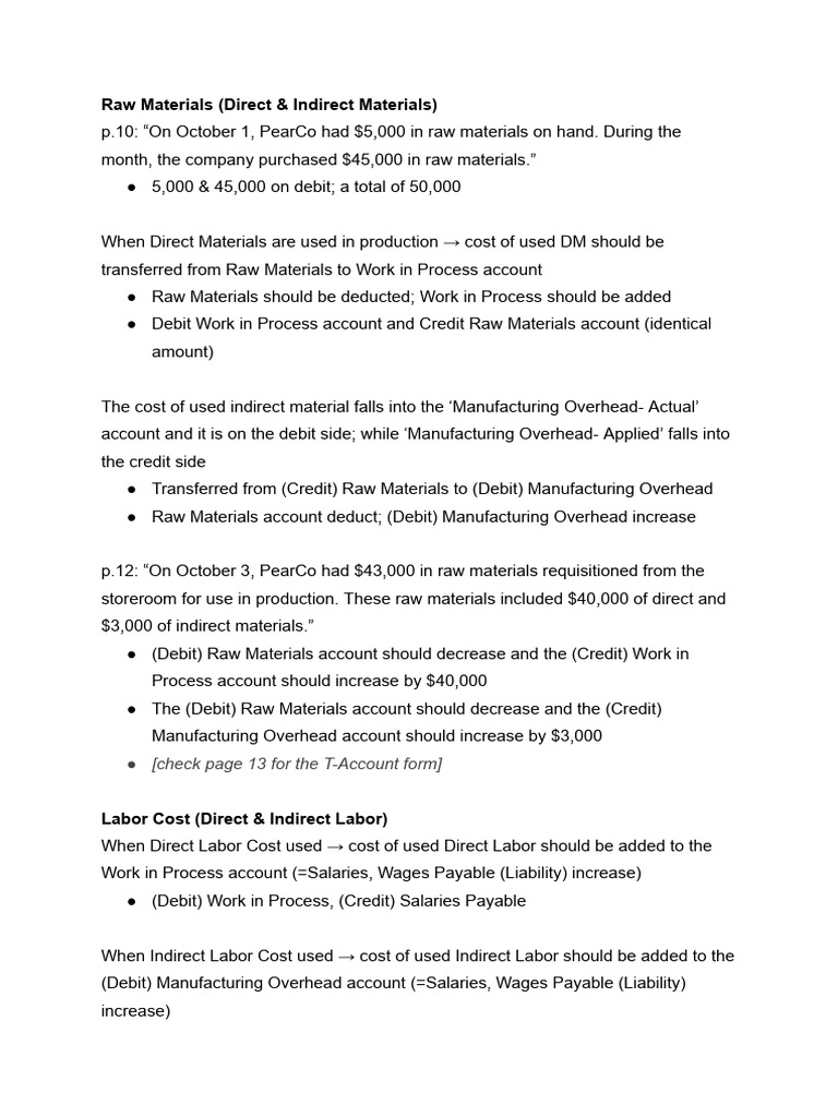 Managerial Accounting Chapter 3 | PDF | Debits And Credits | Expense