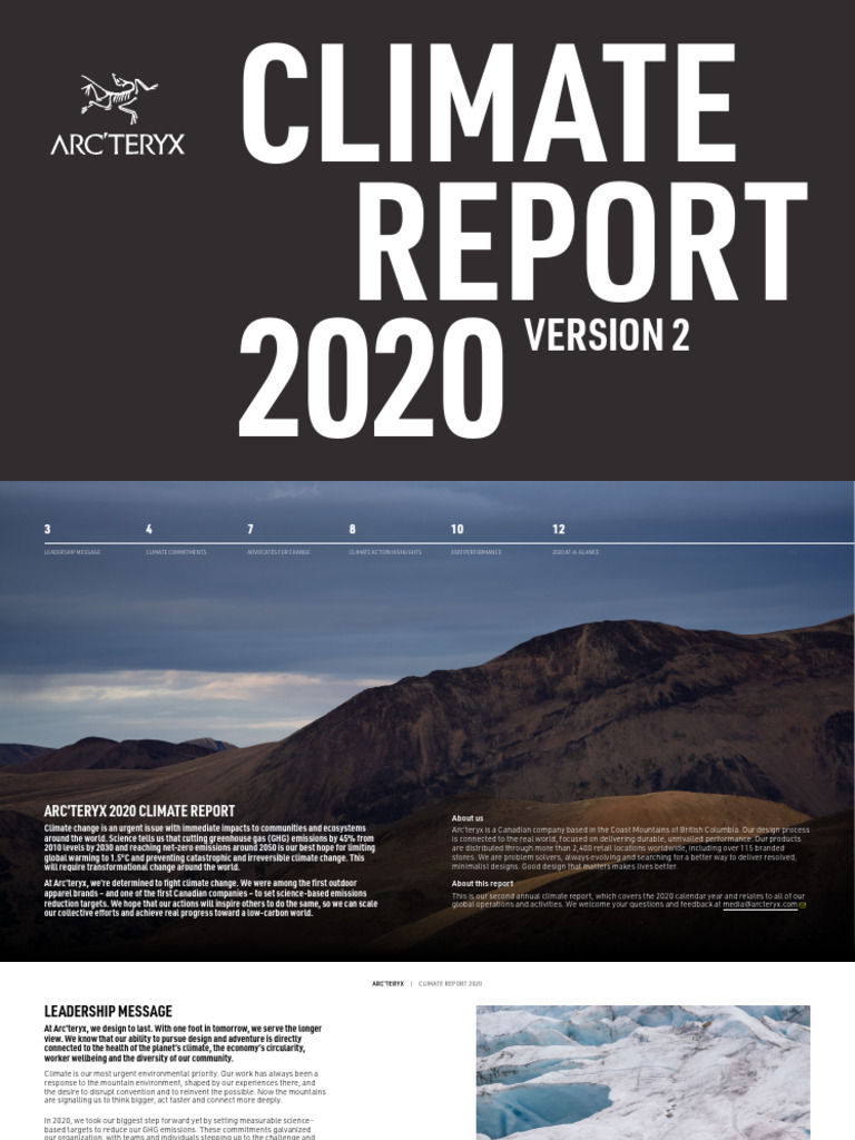 Climate Report 2020 en V2 | PDF | Climate Change | Economy And The ...
