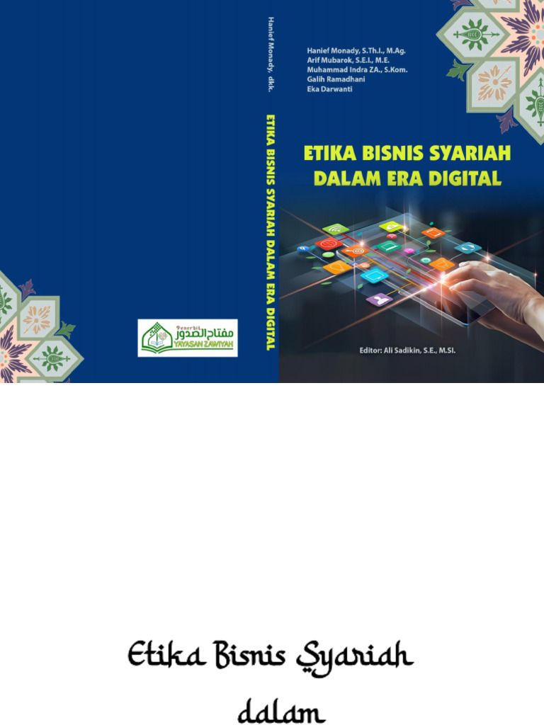 Etika Bisnis Syariah Dalam Era Digital. 2024 | PDF