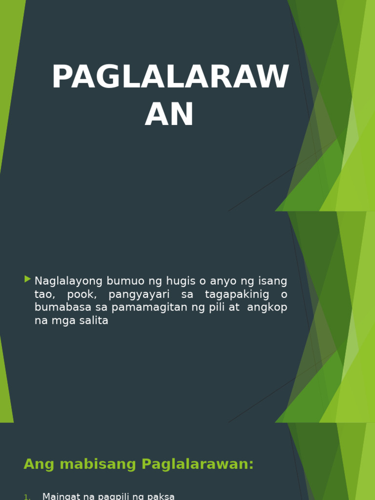 Paglalarawan | PDF