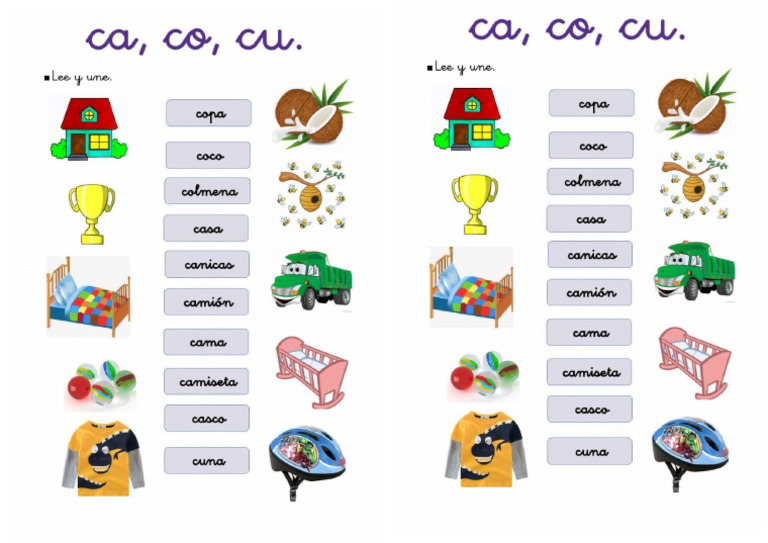 ficha de ca co cu | PDF