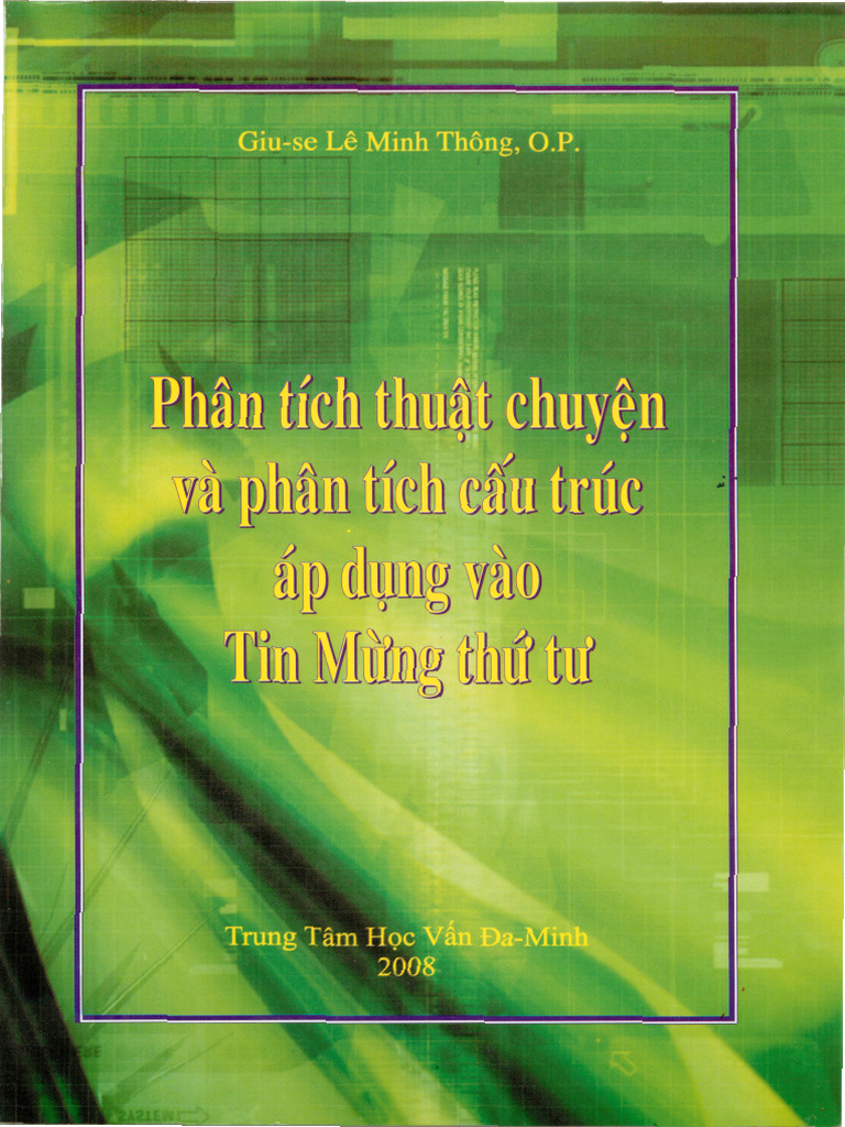 Phan Tich Thuat Chuyen Va Phan Tich Cau Trúc - AP Dung Vao Tin Mung Thu Tu - Le Minh Thong | PDF