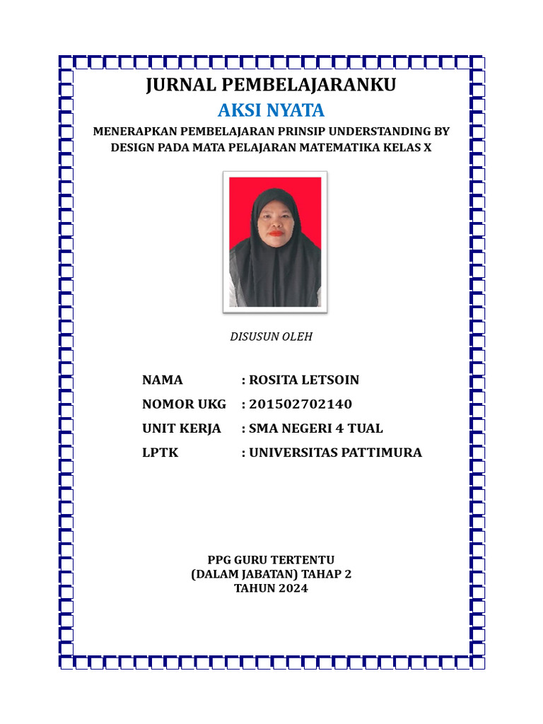 Contoh Jurnal Modul 1 UBD | PDF